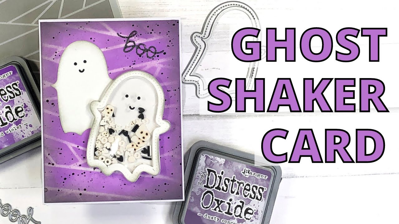 Ghost Shaker Card | Pretty Pink Posh - YouTube