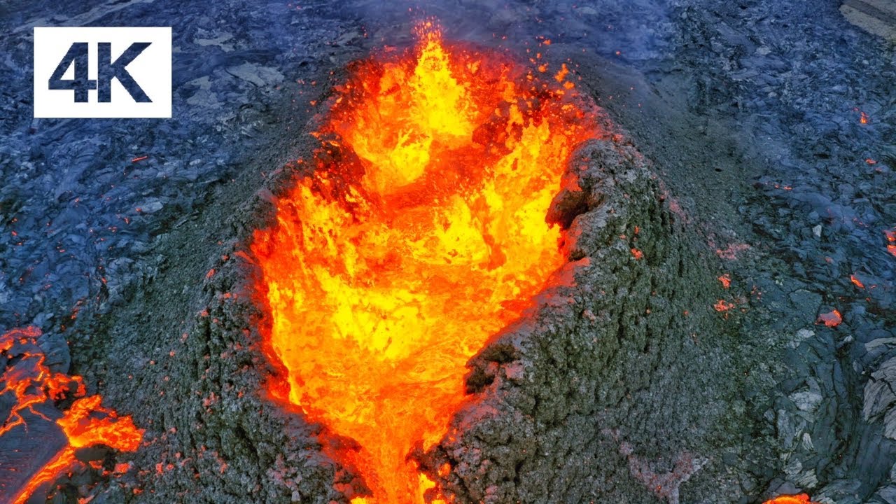 MASSIVE Volcano Eruption Caught on Camera | 4k drone - YouTube