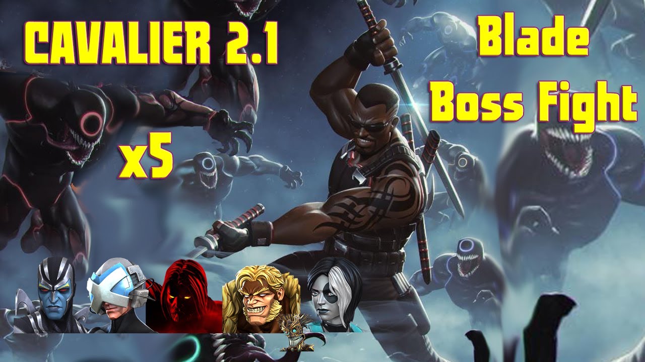 MCOC Cavalier 2.1 Blade Fights x5 - Truth in Myth - YouTube