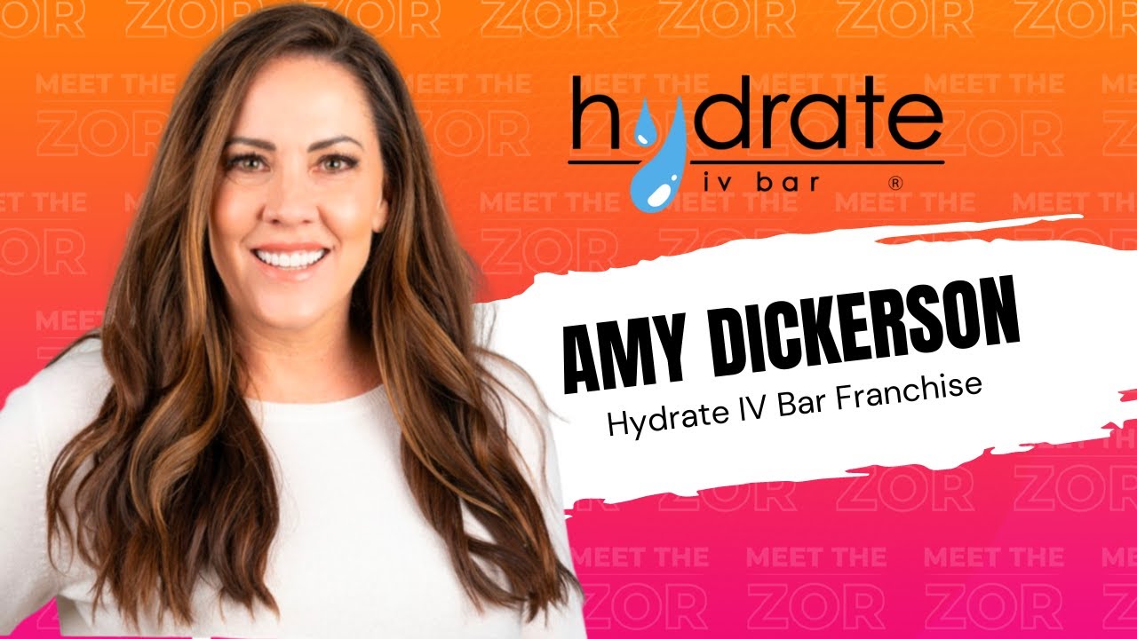Hydrate IV Bar Franchise | Wellness Franchise | Amy Dickerson - YouTube