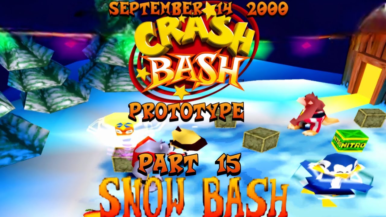 Crash Bash Prototype: (September 14, 2000) Part 15: Snow Bash - YouTube