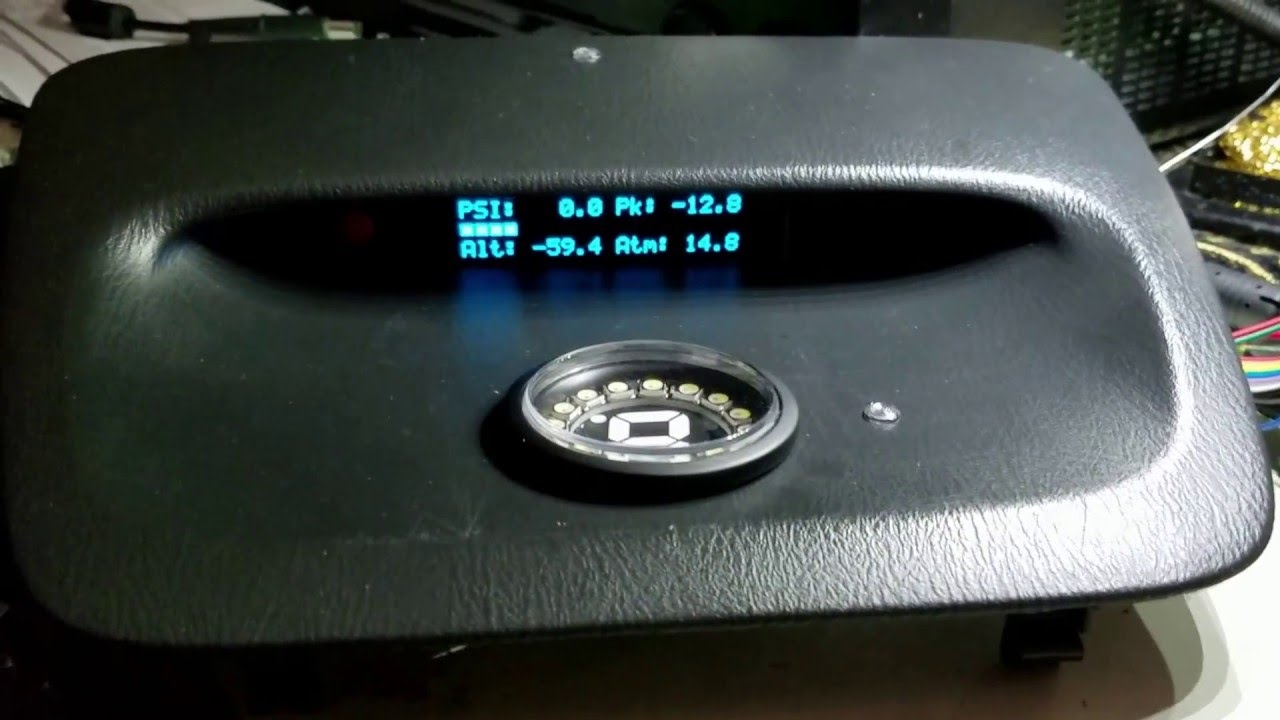 A Better Boost Gauge Arduino Based With Oled Chr Display Youtube