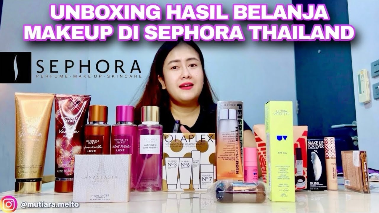 UNBOXING HASIL BELANJA MAKE UP DI SEPHORA DAN UPDATE HARGA 😍🥳 - YouTube