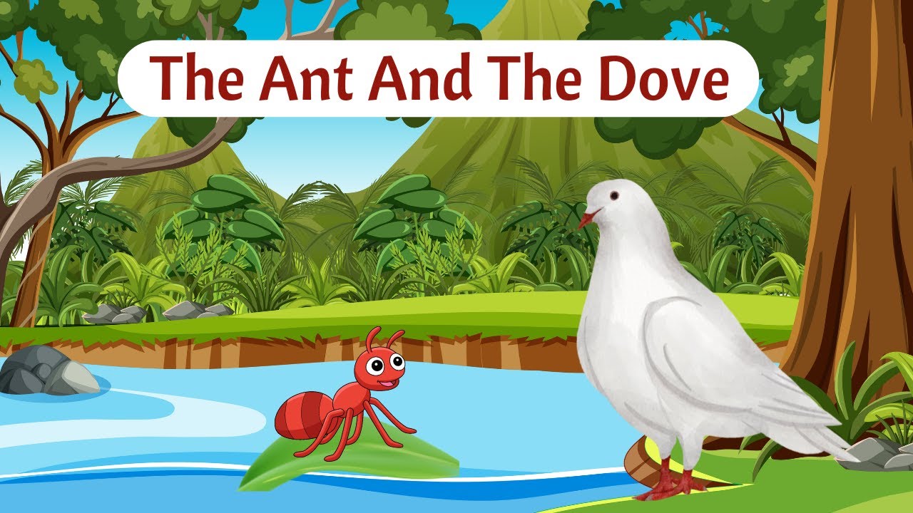 The Ant and The Dove | Moral Story | Bedtime Stories For Kids | English ...