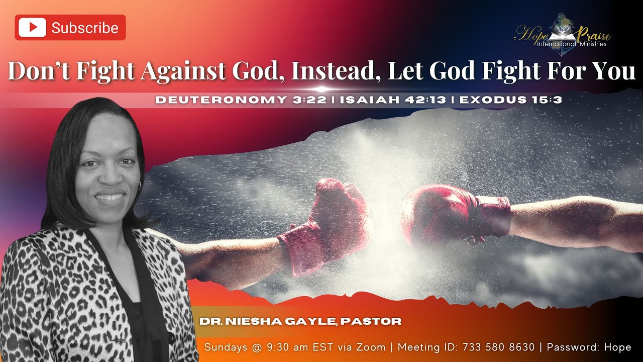 New Don’t Fight Against God, Instead, Let God Fight For You - YouTube