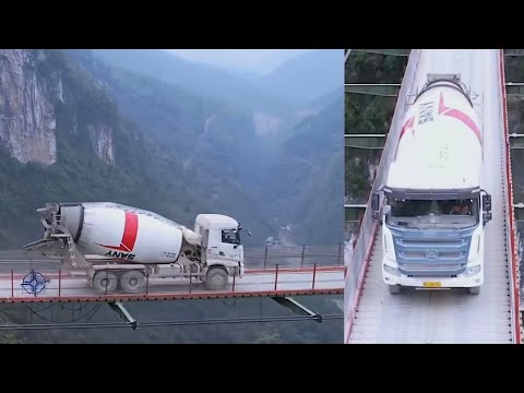 The Dadong River Cable Bridge In Chongqing City, China🌉 - YouTube