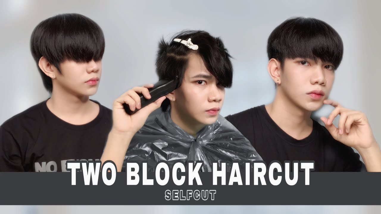 TwoBlock Haircut Tutorial | SELFCUT in Home - YouTube