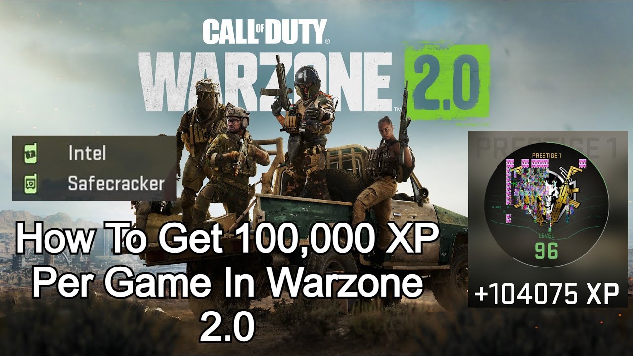 How To Get 100,000 XP Per Game In Warzone 2.0 - YouTube