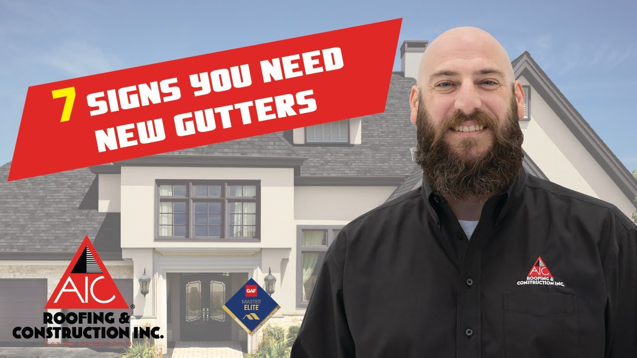 7 Signs that your home needs NEW GUTTERS - YouTube
