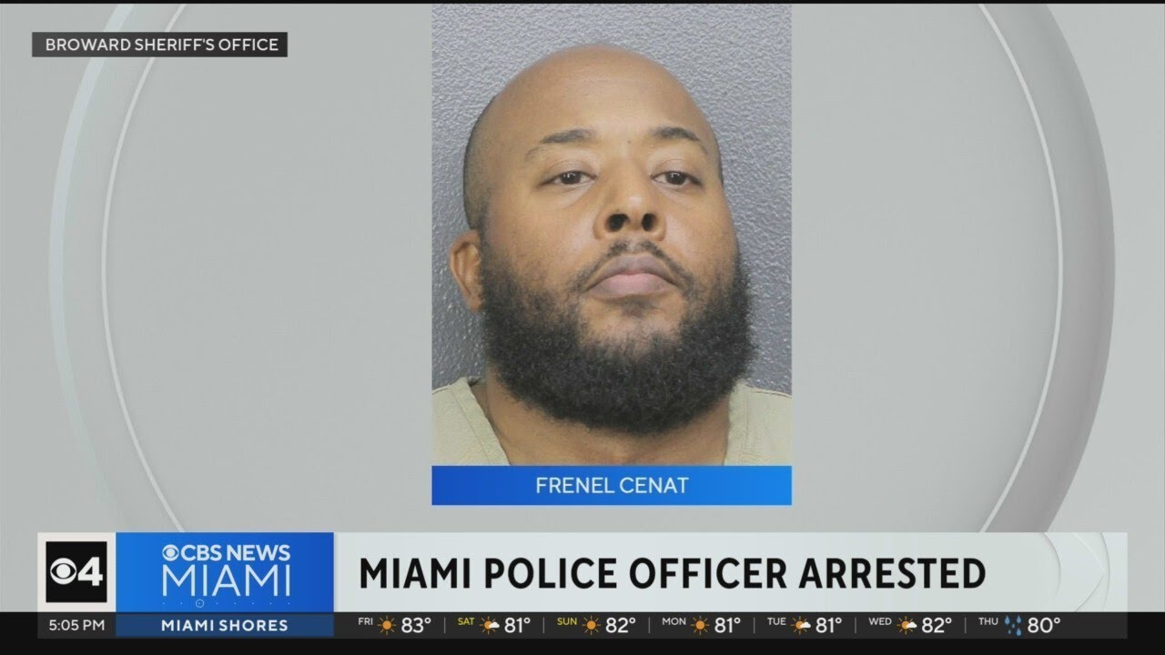Miami Police officer arrested - YouTube