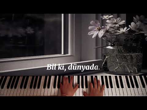 Qəmgin mahnı (Ağlaya ağlaya) | piano (Aydan Rzayeva)
