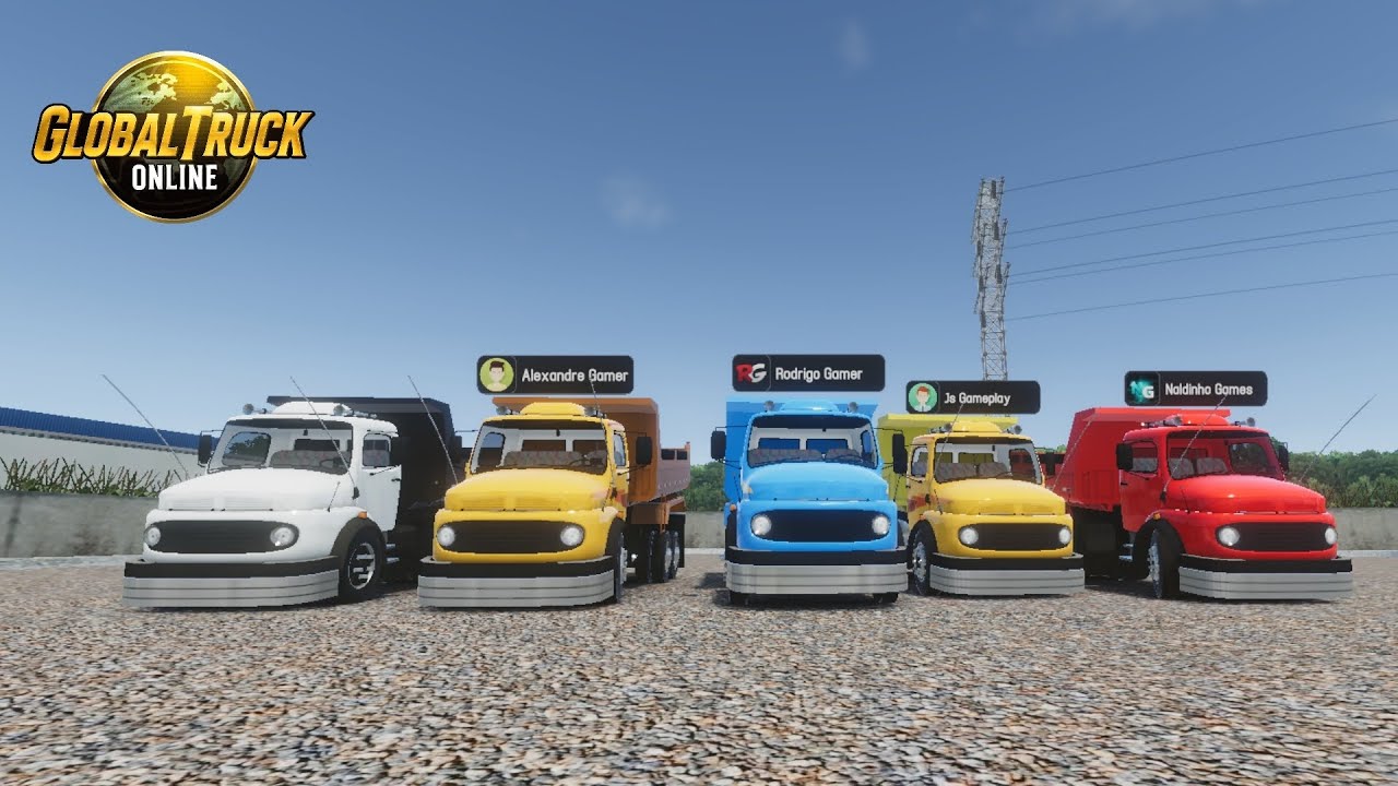 GLOBAL TRUCK ONLINE - MEGA COMBOIO DOS MB-1313 CAÇAMBA, O JOGO TÁ ...