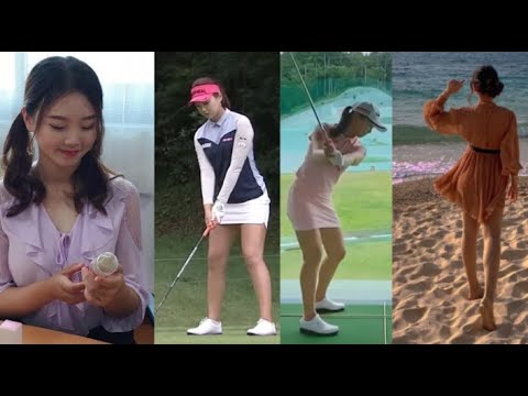 [세로골프] 🌸귀여운 외모 JLPGA Shi Yuting 프로 스윙모음💕 #골프스윙#미녀골퍼#세키 유팅#Shi Yuting ...