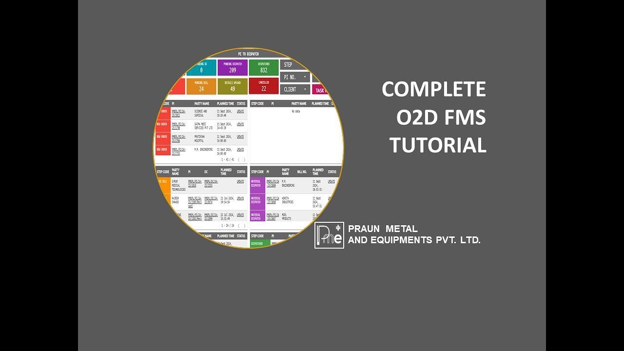 Complete O2D FMS TUTORIAL - YouTube