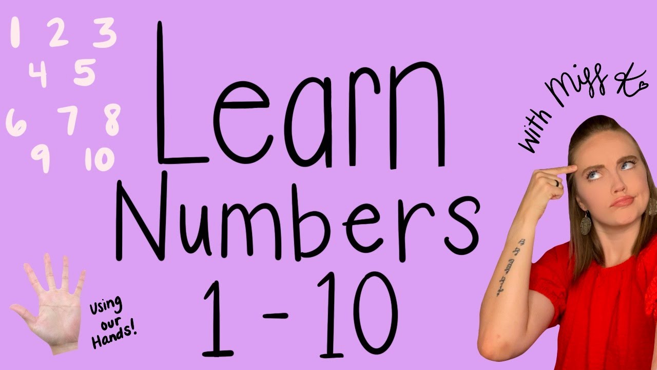 COUNTING TO 10: Counting Video For Kids (Using Fingers and Objects ...