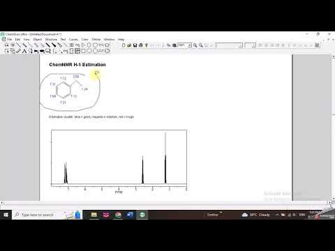 Chemdraw for predicting NMR spectra - YouTube