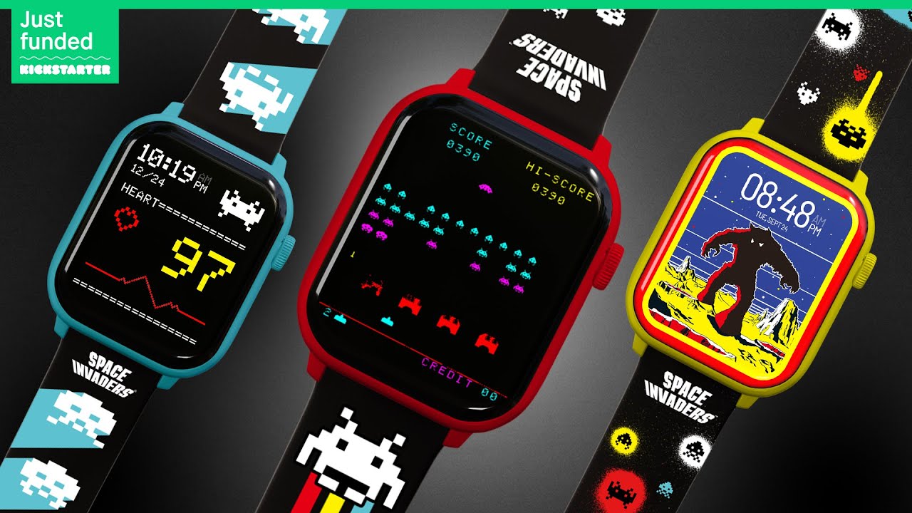 SPACE INVADERS™: My Play Watch - Kickstarter Sizzle - YouTube