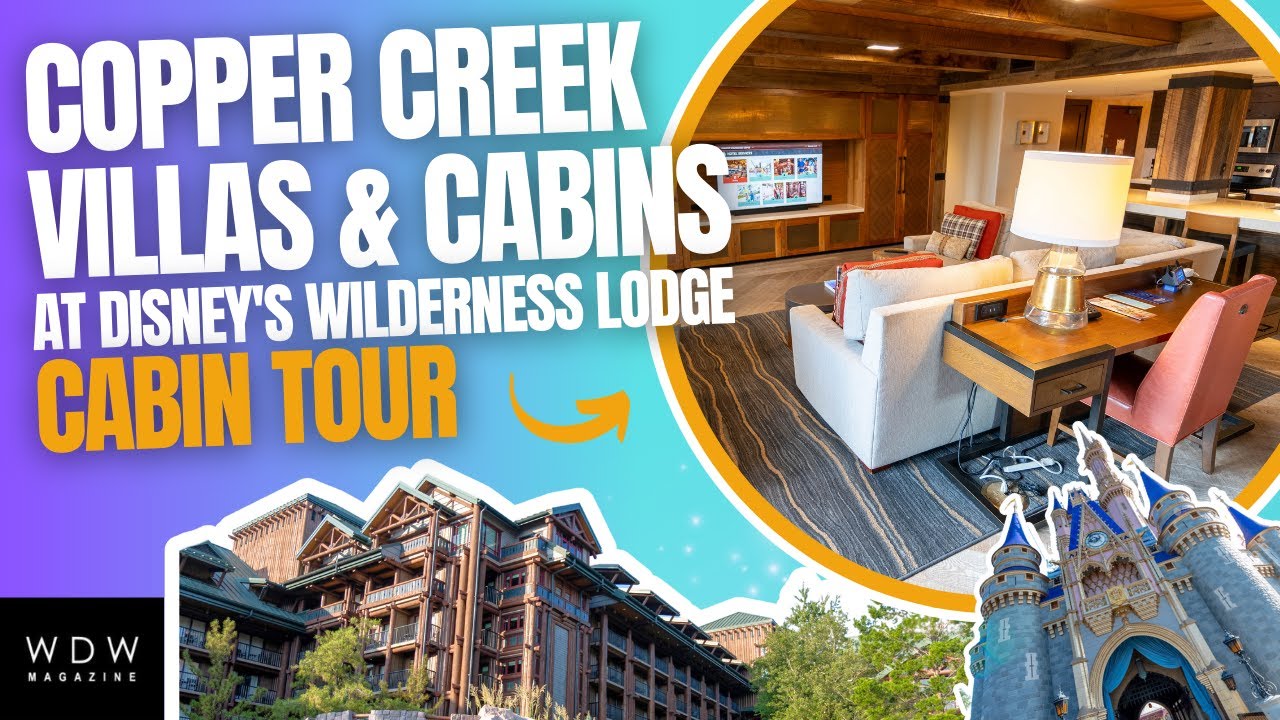 Disney Wilderness Lodge Copper Creek Cabin Room Tour - YouTube