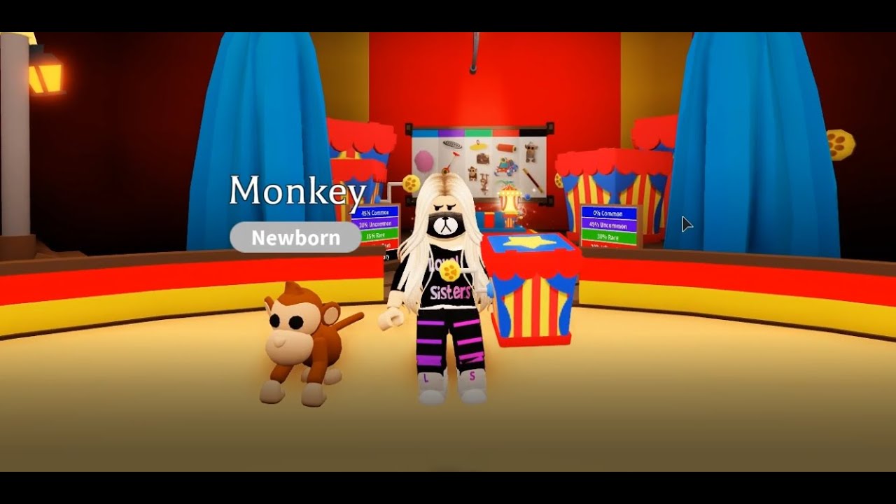 Monkey Circus Update @ adopt me roblox - YouTube