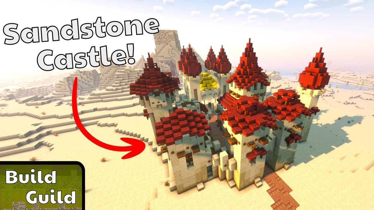 I Built a Sandstone Castle in Minecraft! - YouTube