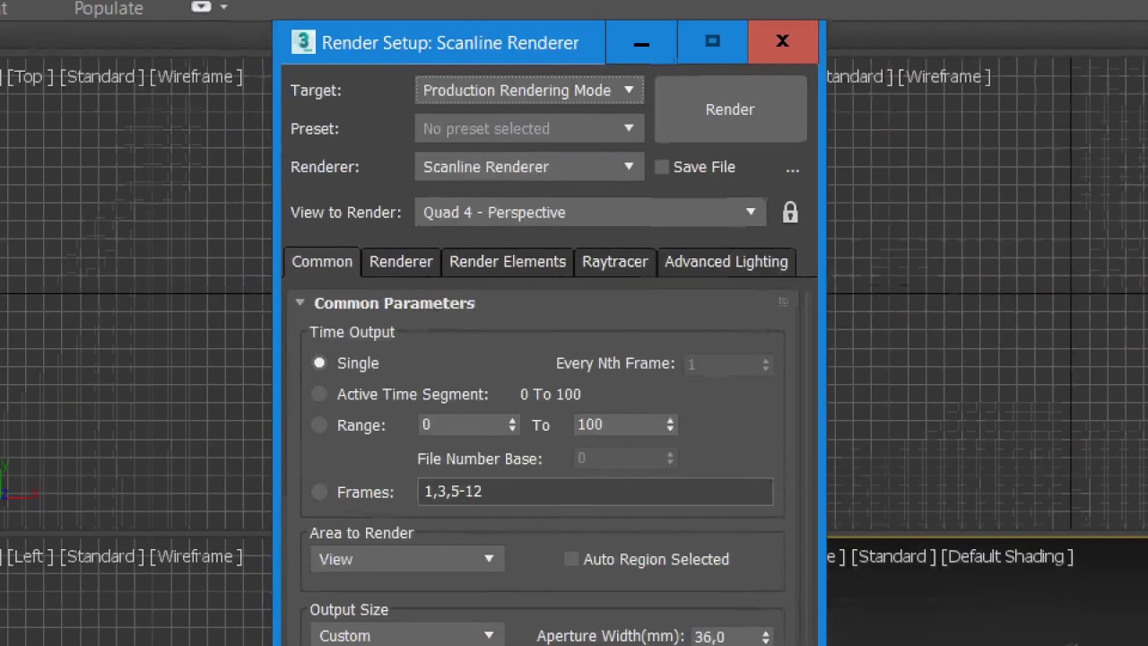 Introdução ao Render Setup no 3ds Max 2020 - YouTube