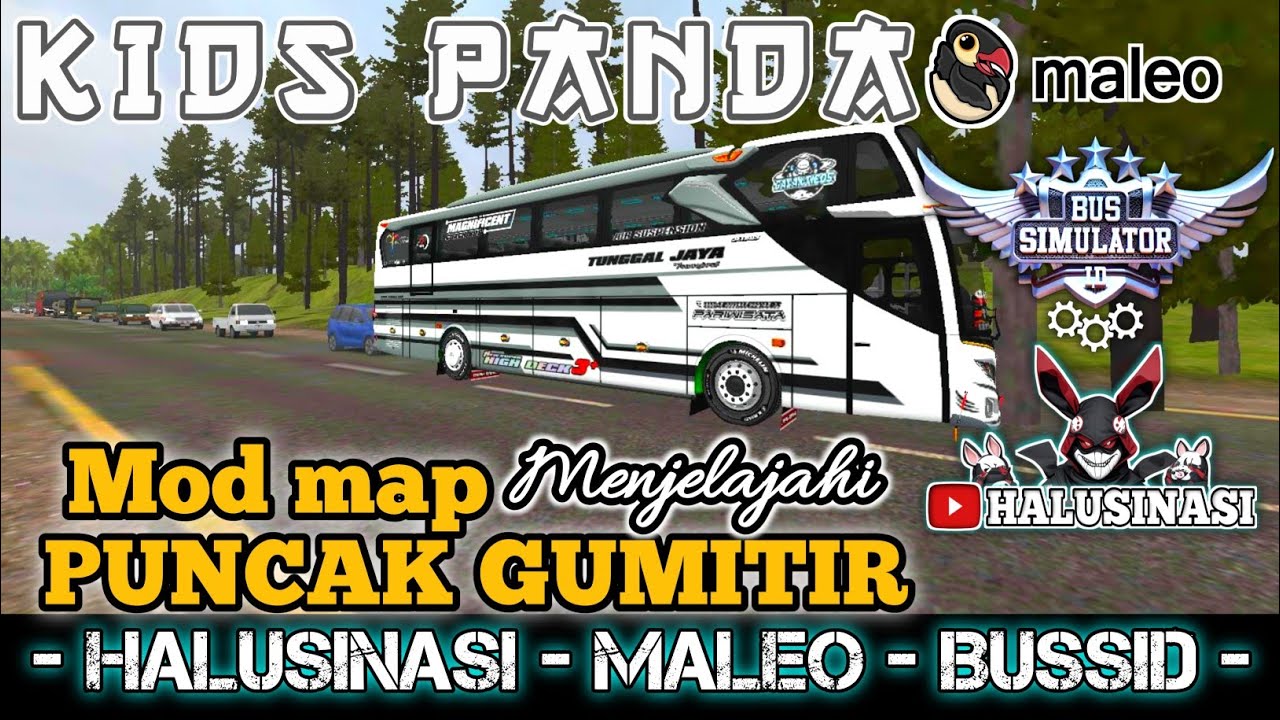 KANG HALU BERSAMA TJ JB3 "KIDS PANDA" MENJELAJAHI MOD MAP PUNCAK ...