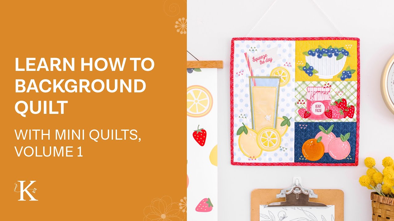 How to Add Background Quilting to Your Embroidery Project | Kimberbell ...
