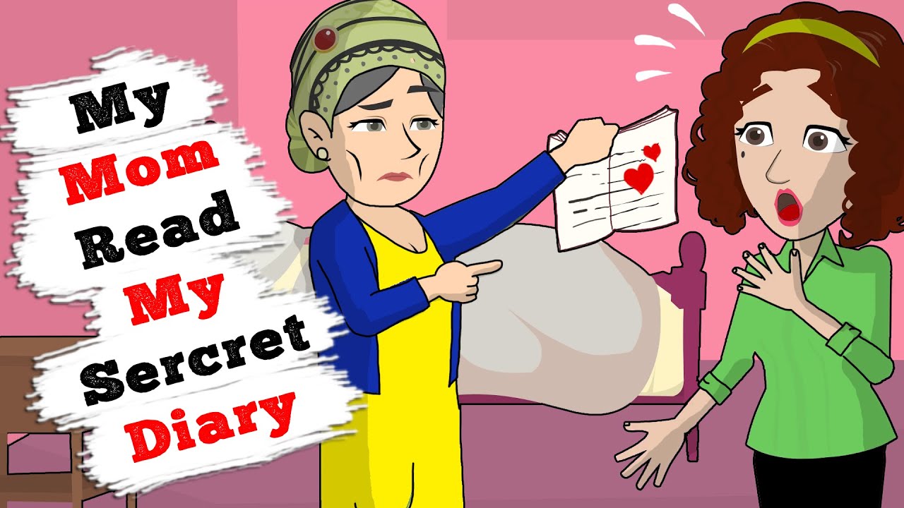 My Mom Discovered What Is In My Diary | English Stories | English ...