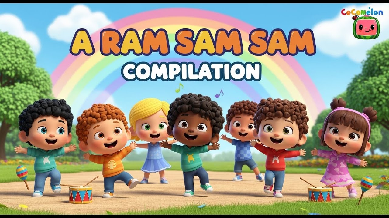 A Ram Sam Sam Compilation | Fun Nursery Rhymes for Kids & Toddlers ...