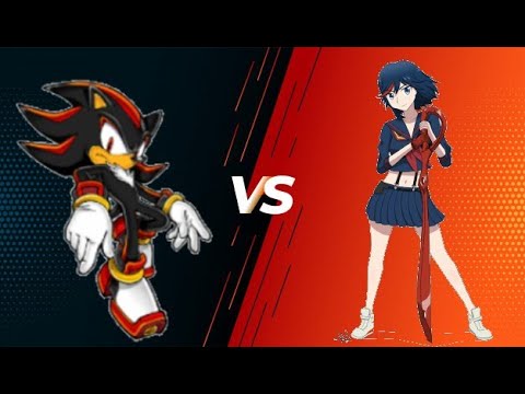First Fight episode 6 Shadow The Hedgehog vs Ryuko Matoi Sonic vs Kill ...