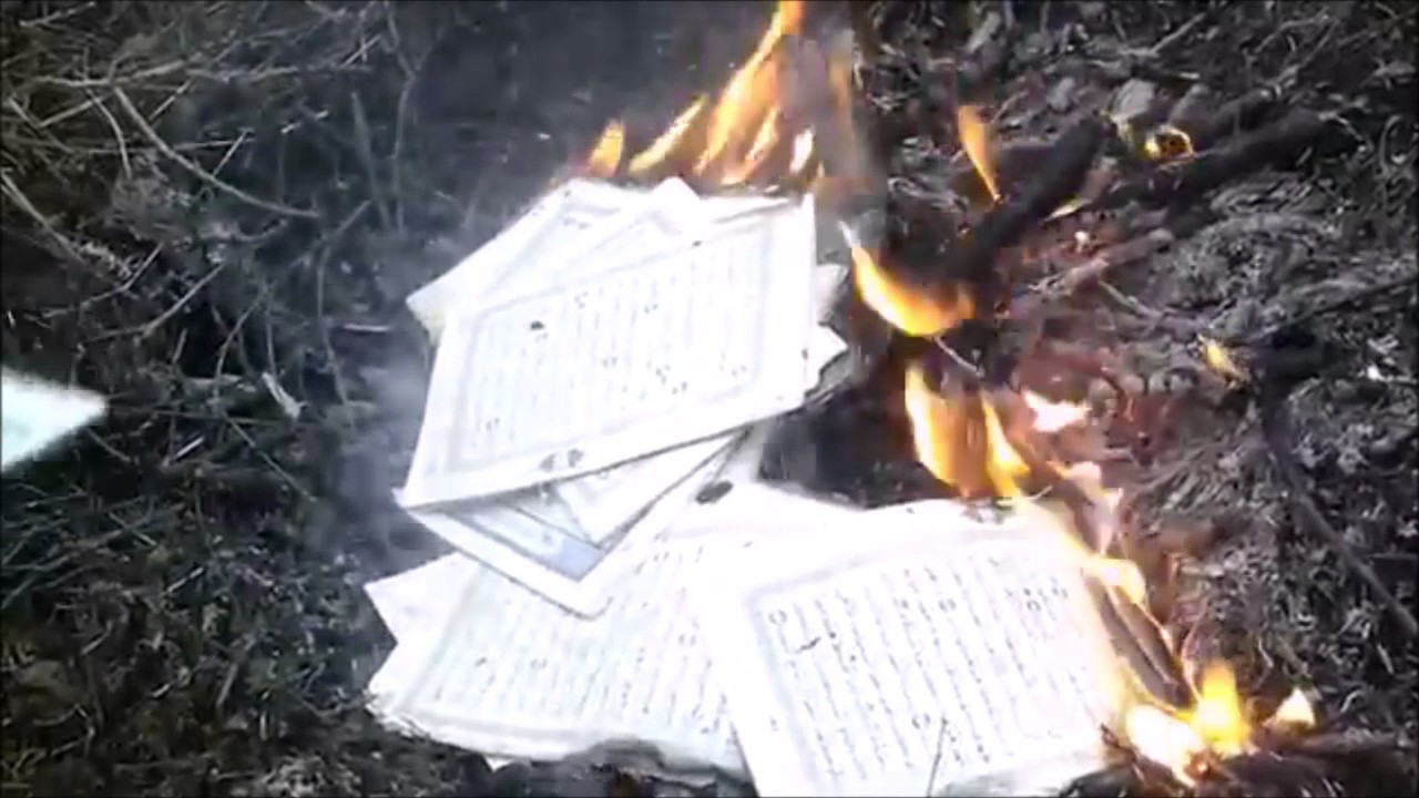 Quran Burning Compilation - YouTube