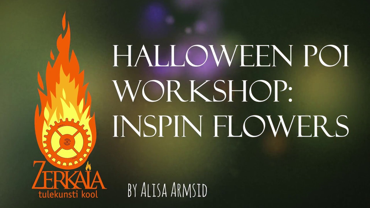 Poi inspin flowers workout - YouTube