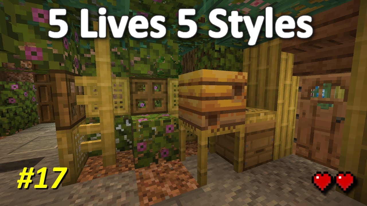 5 Lives 5 Styles ep17 - Building an Underground City in my Minecraft ...