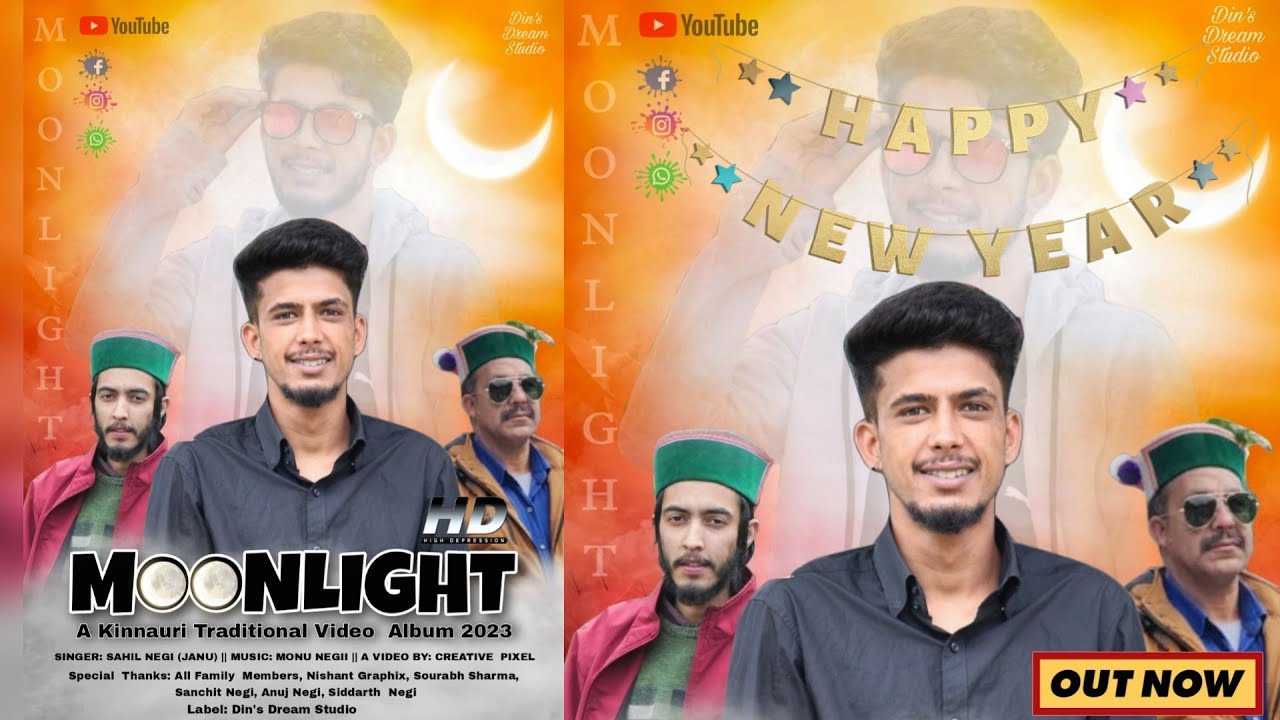 Moonlight Latest Traditional Kinnauri Song 2023|| Sahil Negi, Music ...