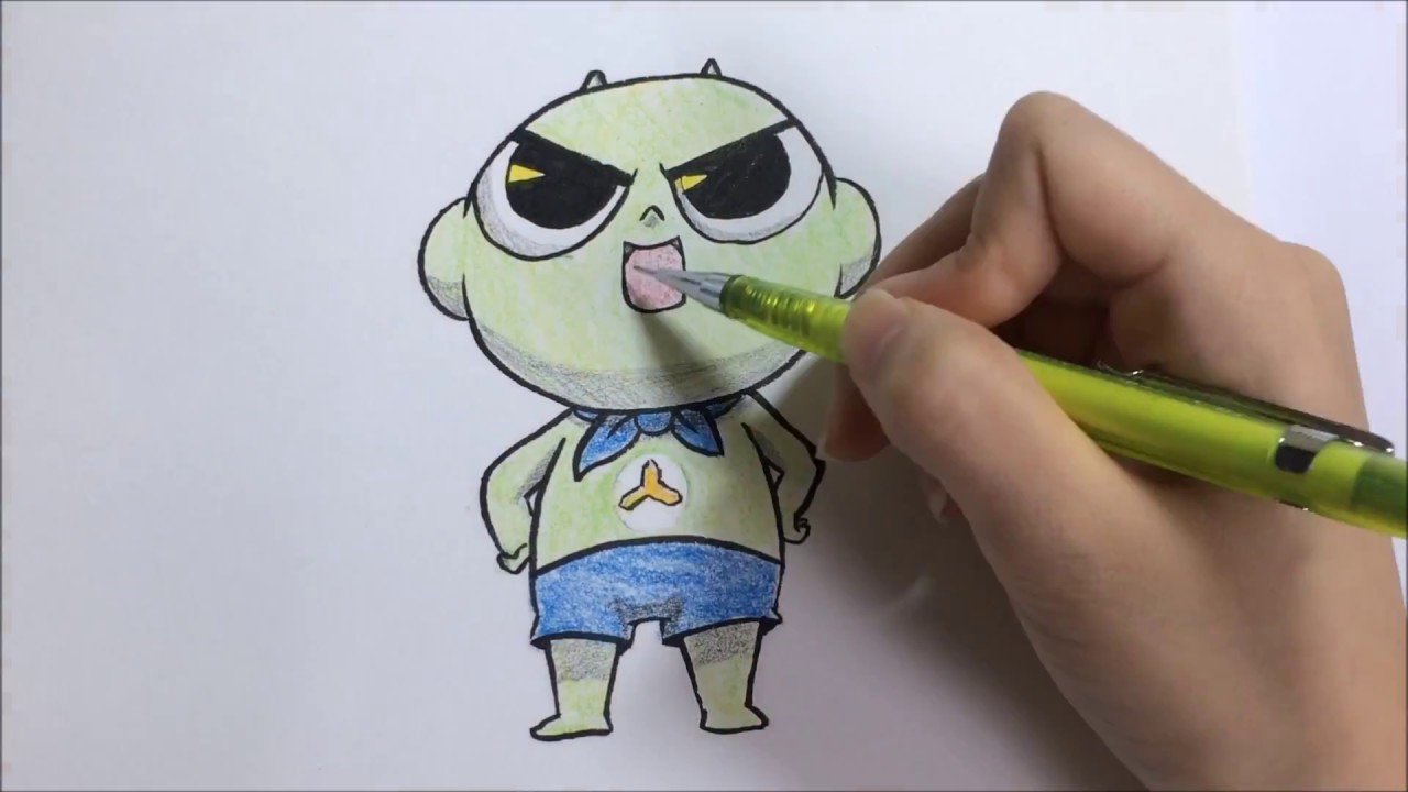 신비아파트 신비 그리기 /How to draw SHINBI - YouTube