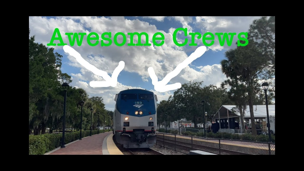 SunRail + Amtrak Railfanning ( Amtrak Flags Crossing ) + Great ...