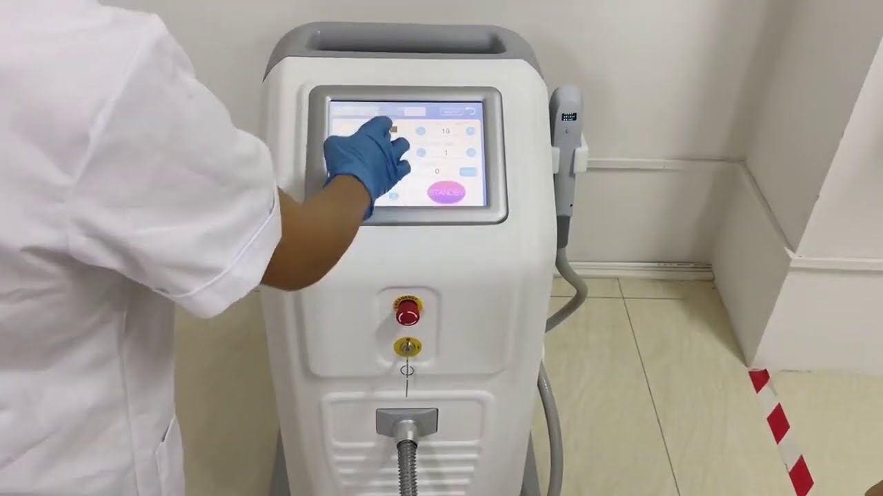 Trolley-mounted Stationary Fiber Coupled Diode Laser Hair Removal ...