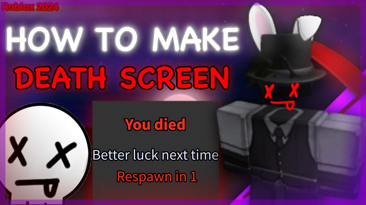 How to make a Death Screen in Roblox Studio! - YouTube