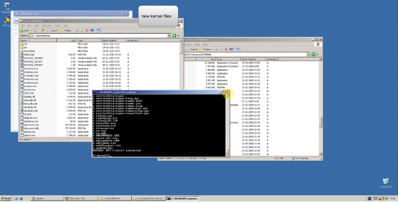 SAP Kernel update - YouTube