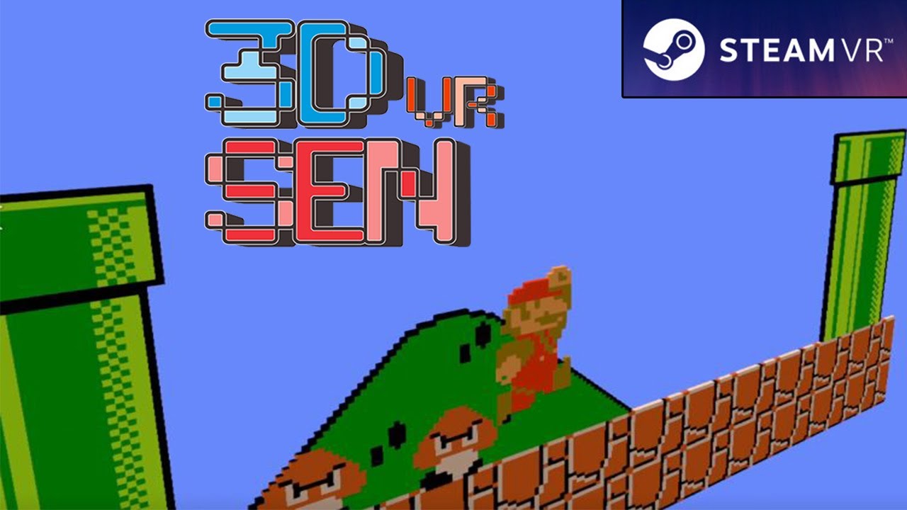 [3D SEN VR] [Super Mario Bros.] VR Gameplay (SteamVR-PC) - YouTube