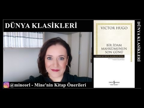 BİR İDAM MAHKUMUNUN SON GÜNÜ KİTAP ÖNERİSİ | DÜNYA KLASİKLERİ KİTAP ÖNERİLERİ