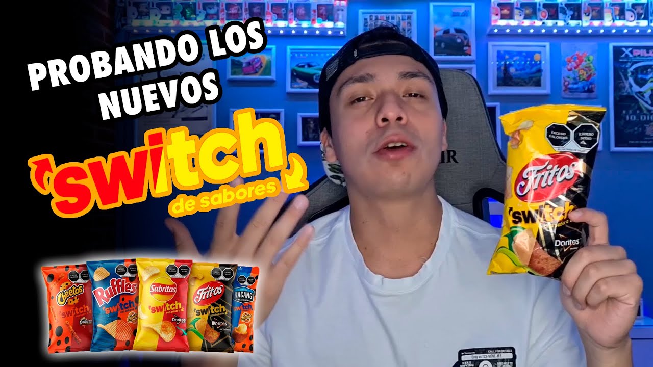 Probando los nuevos Switch de sabores de Sabritas - YouTube
