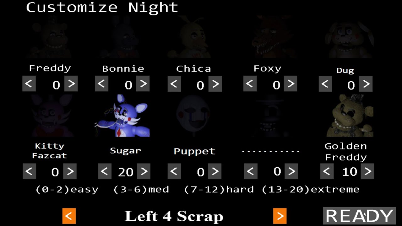 The Return to Freddy's 2~ Night 7~ Misión 7~ Left 4 Scrap - YouTube