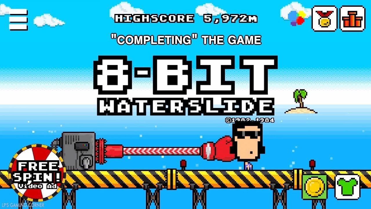 8-Bit Waterslide: Complete the Game! - YouTube