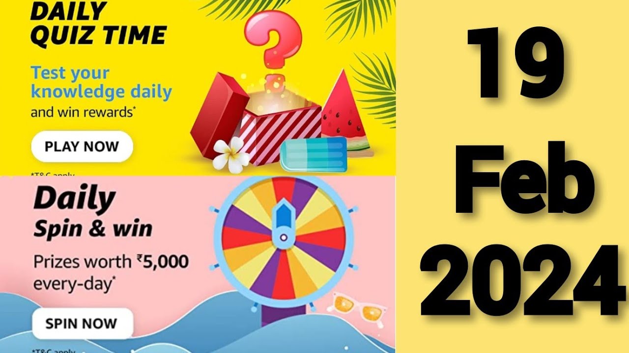 Amazon Daily Quiz Answers Today | Daily Quiz Answers Today Amazon Quiz ...