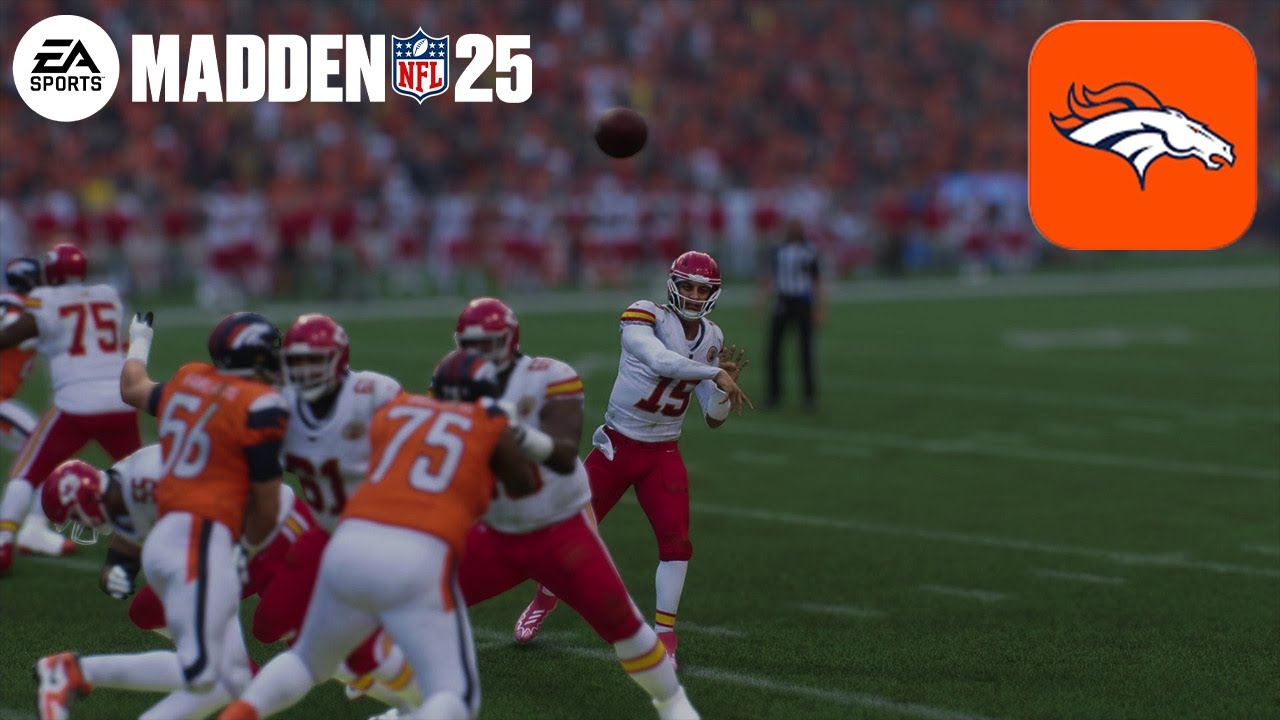 Madden 25: Denver Broncos Franchise Episode 89 - Mahomes is hurting our ...