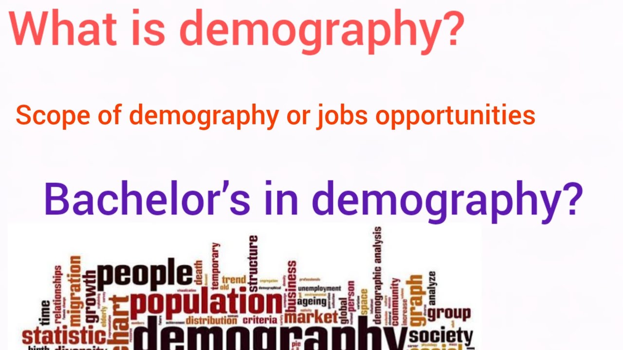 Introduction, Scope of demography in Pakistan| Degree/Career of ...