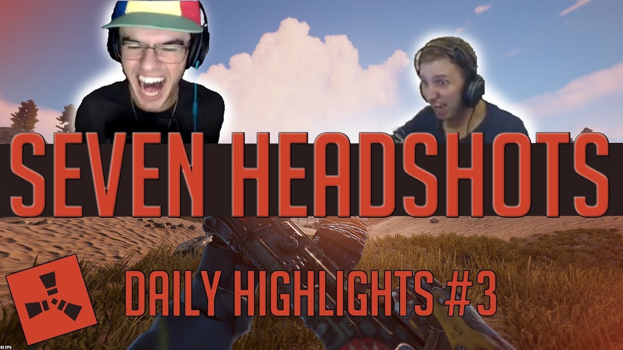 SEVEN Headshots! (Daily Rust Highlights #3) - YouTube