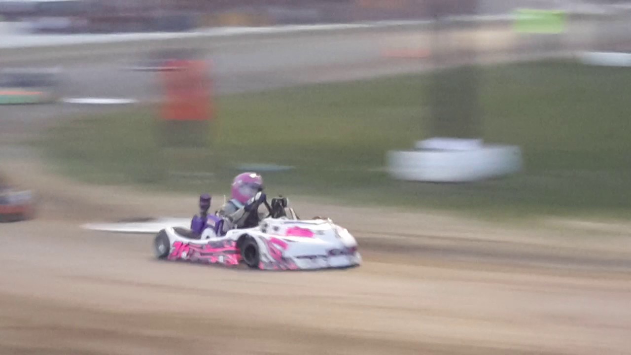 Raelin Heat race@ Caroga Creek Speedway - YouTube