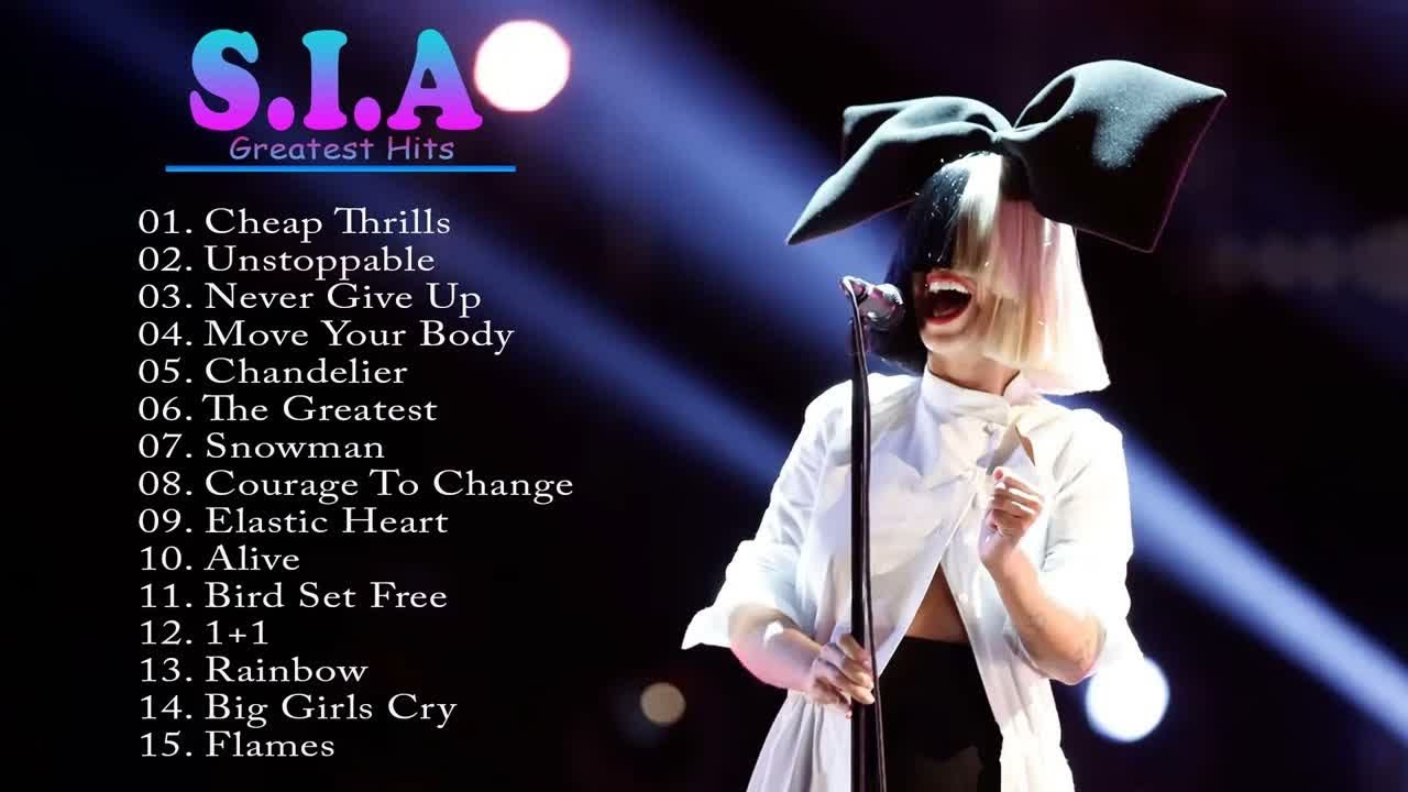 SIA Greatest Hits Full Album 2023 - SIA Best Songs Playlist 2023 - YouTube